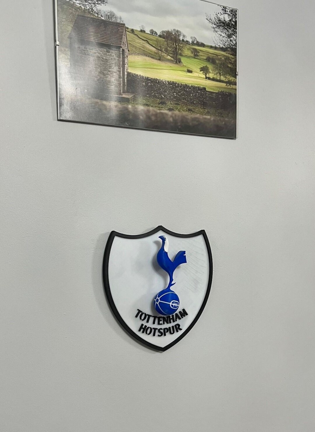 Tottenham Hotspur Football Badge Wall Plaque Handmade 3D Printed in PLA ...