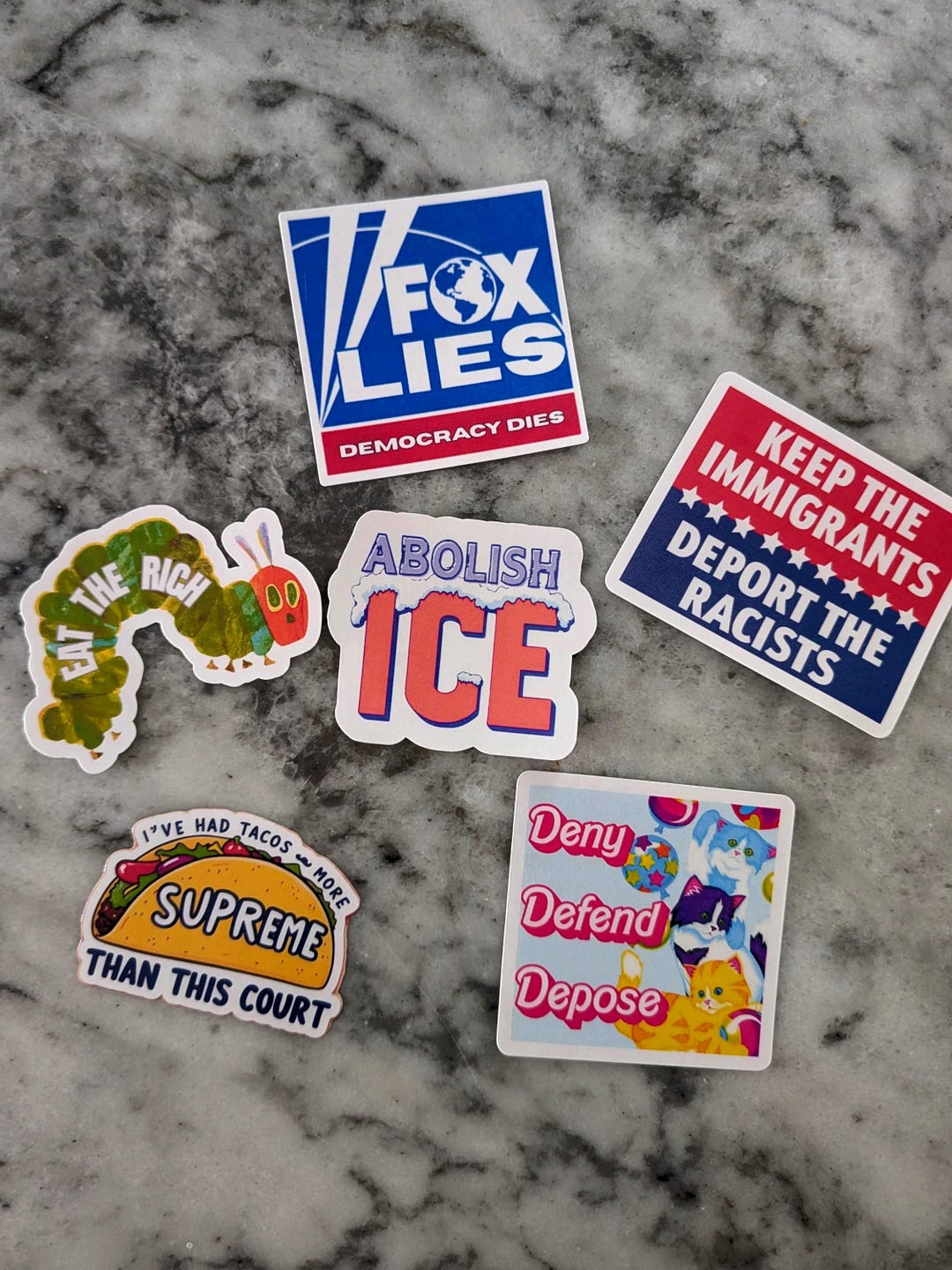 Best Seller Political Sticker Pack – 6 High Quality Waterproof Vinyl ...