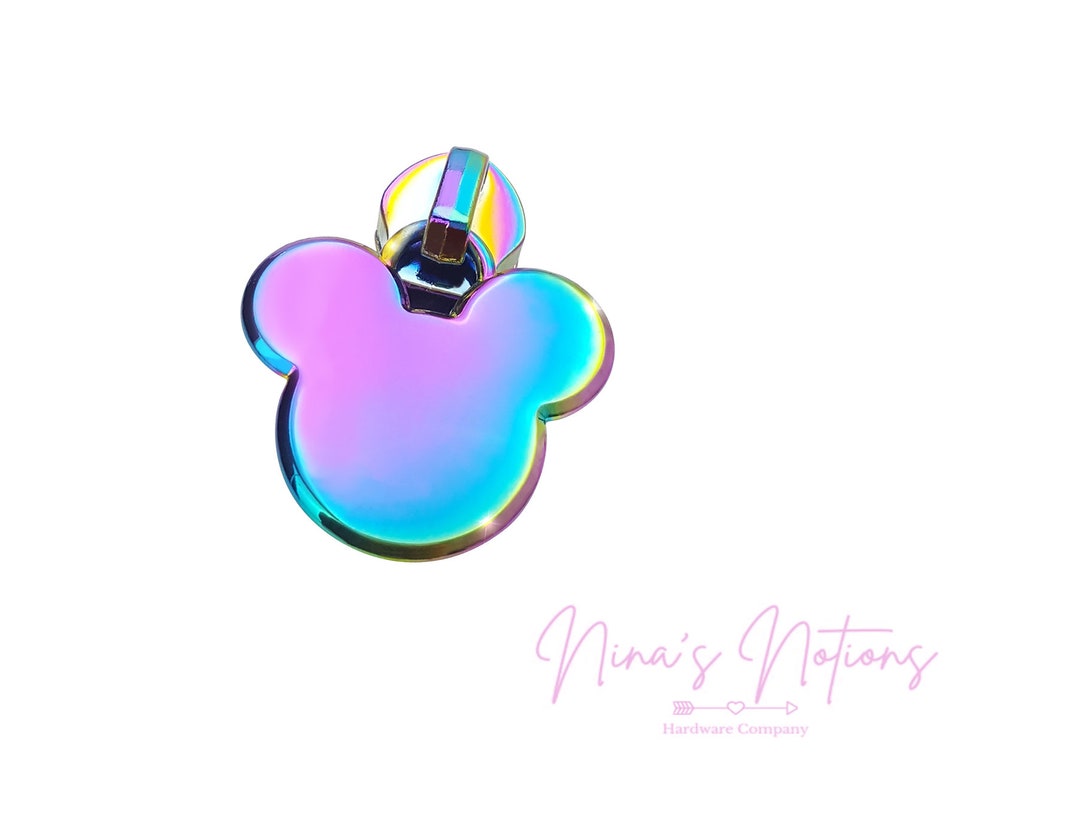 Mickey Silhouette Zipper Pulls (4 Pcs) - Etsy