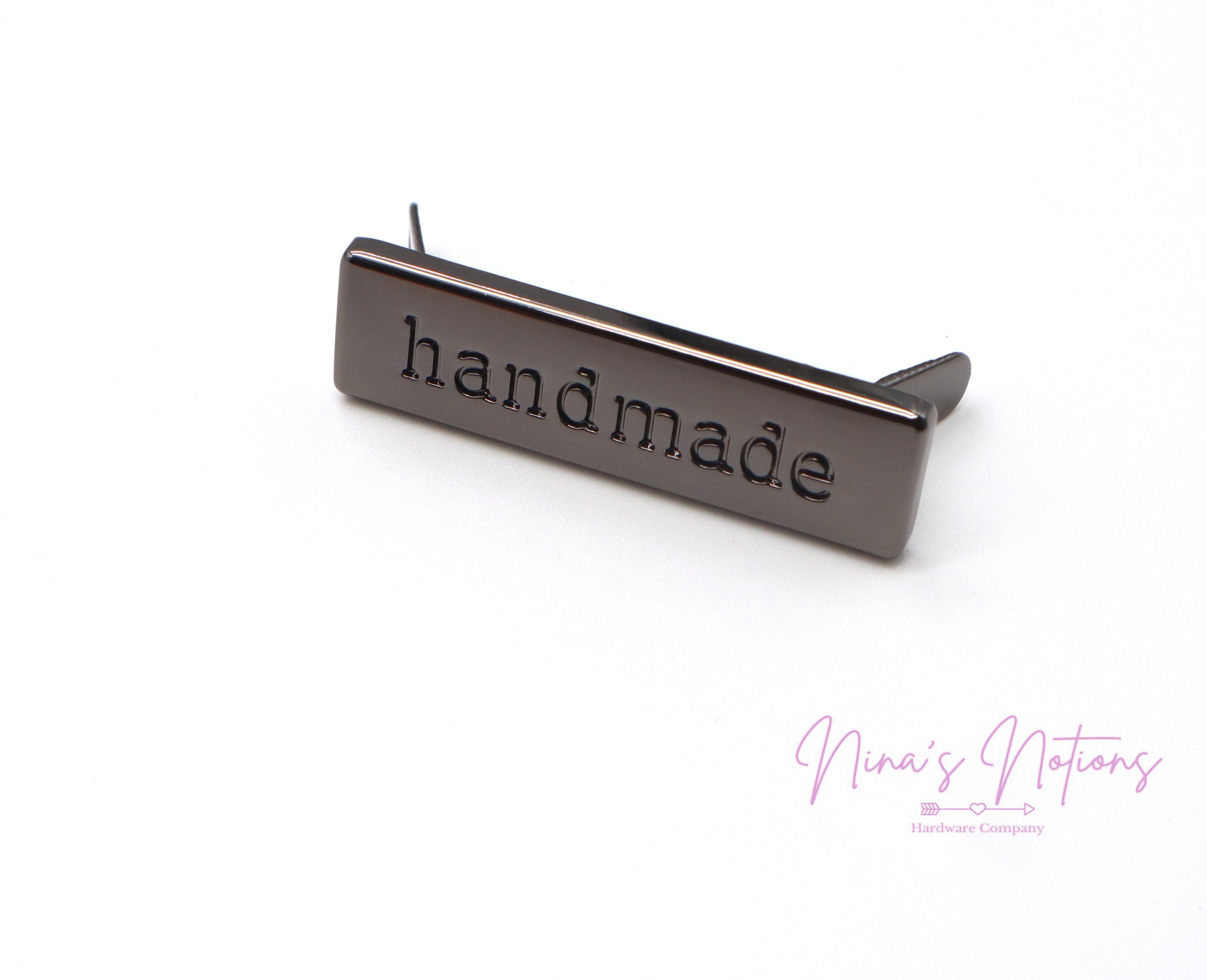 Handmade Metal Label 2 or 5 Pack Metal Bag Tag - Etsy
