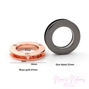 Round Metal Screw Eyelets (4 Pc): 10-21mm - Etsy