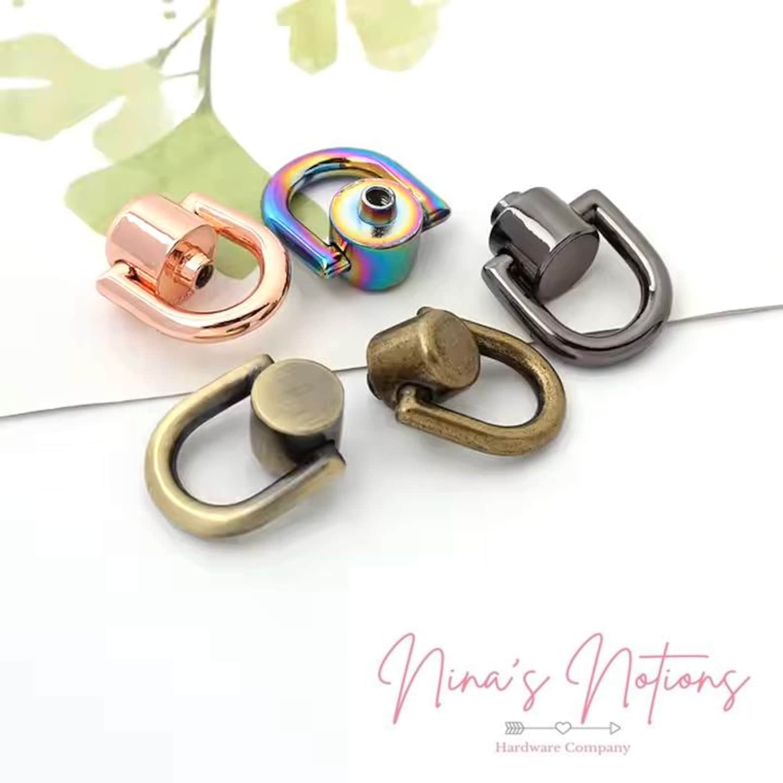 D Ring | Chicago Screws | Rivet Screw Back Rings | Handbag Chain ...