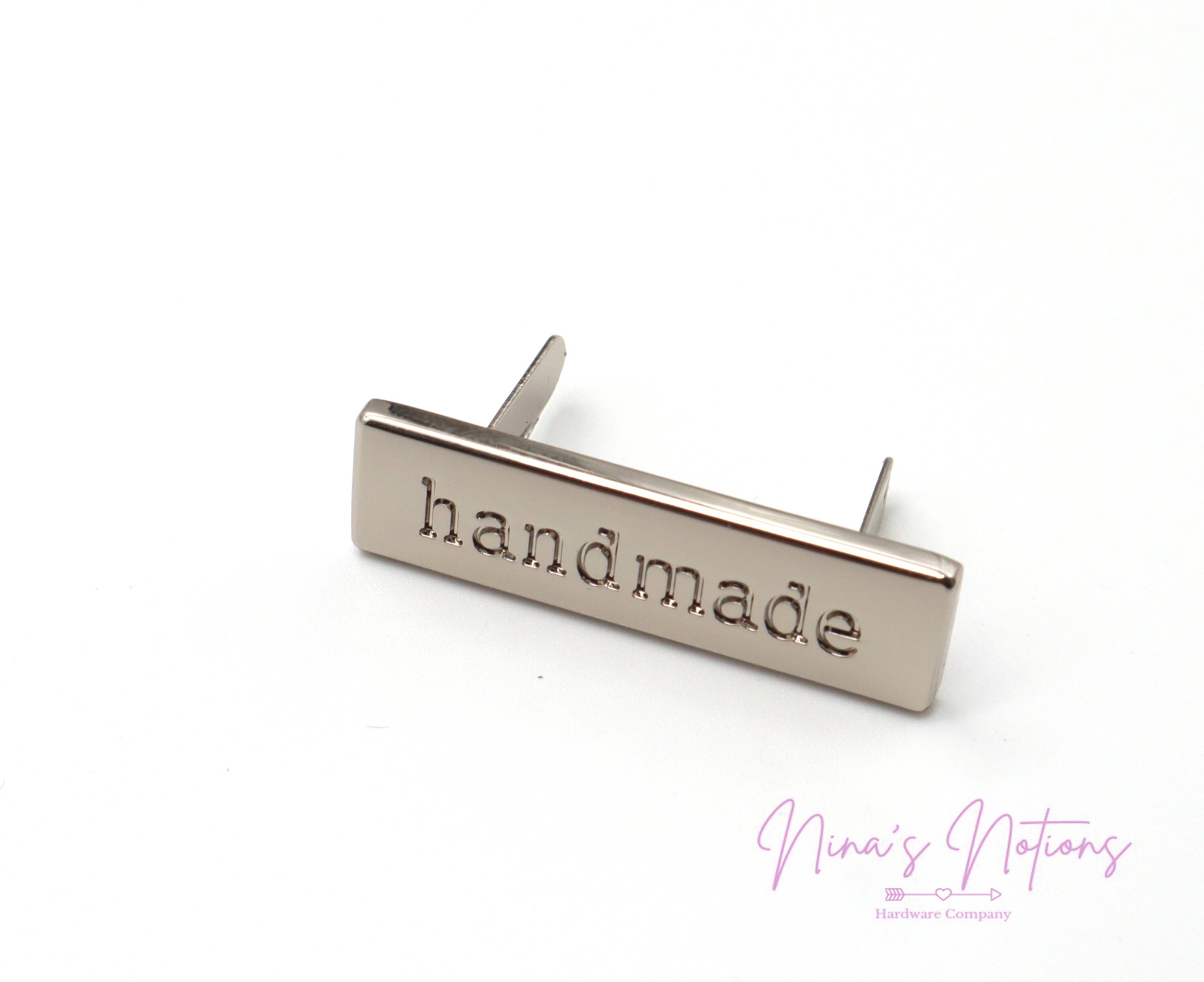 Handmade Metal Label 2 or 5 Pack Metal Bag Tag - Etsy