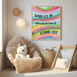 Why Fit in When You Were Born to Stand Out | Dr Seuss | JPEG Digital ...