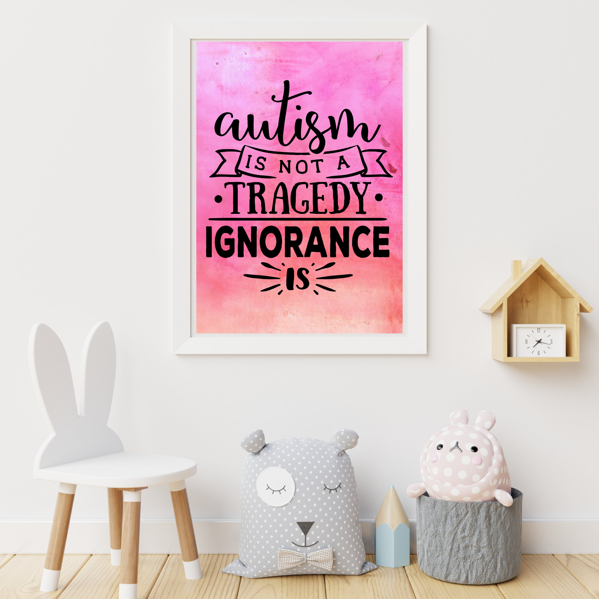 Autism is Not A Tragedy Ignorance is | JPEG Poster | Downloads | Autism ...
