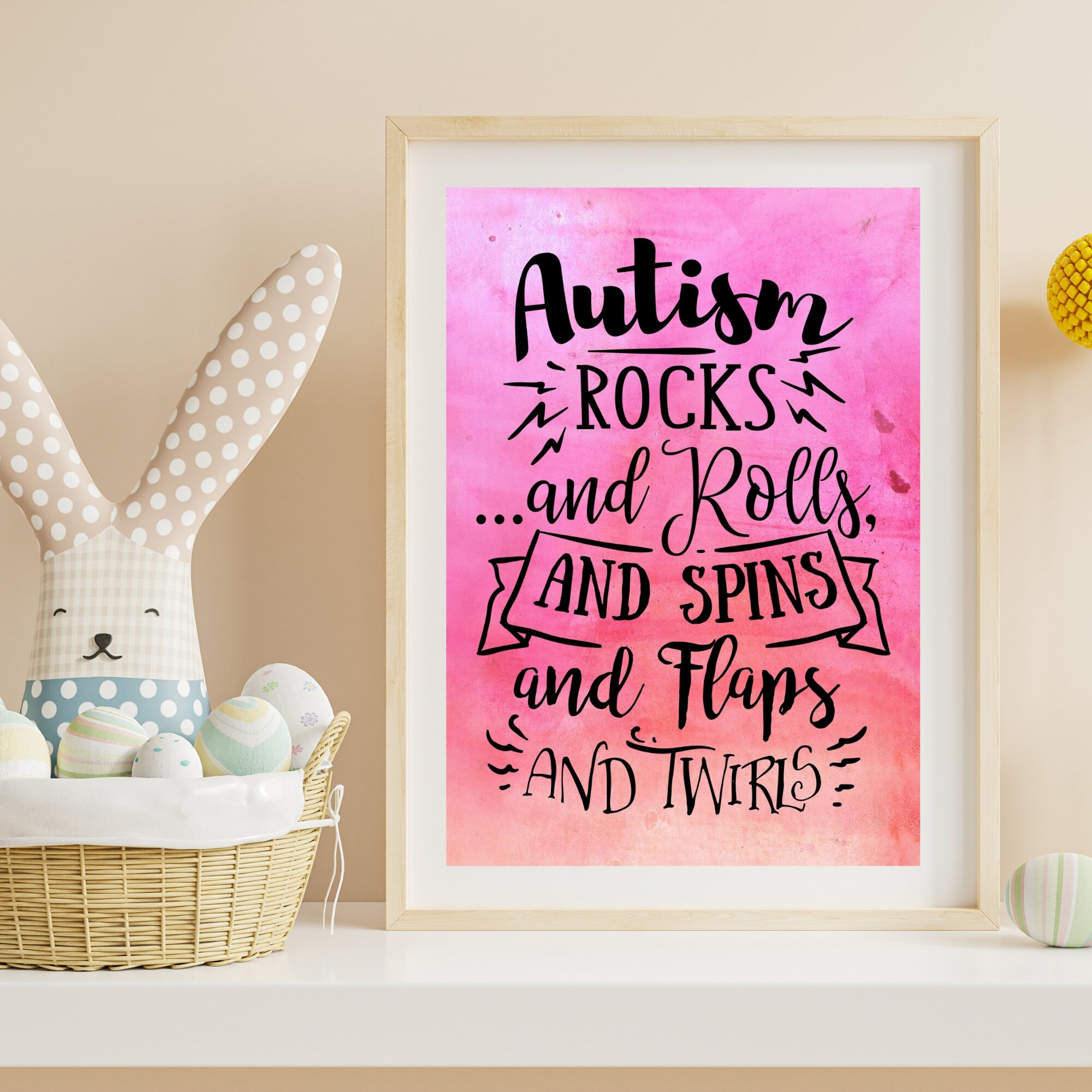 Autism Rocks and Rolls and Spins and Flaps and Twirls JPEG - Etsy