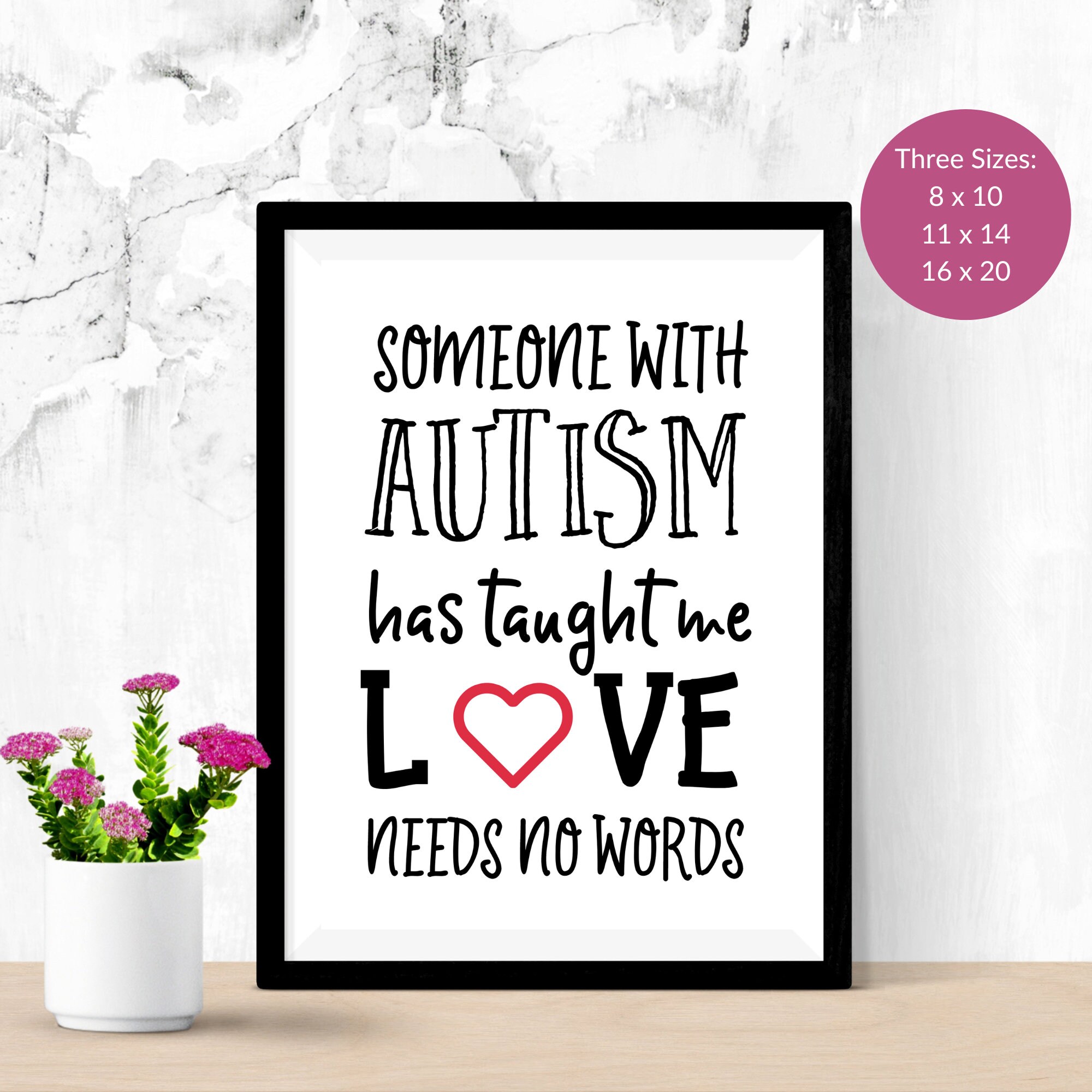 Set of 3 Inspirational Autism Quote Posters | JPEG Digital Downloads ...