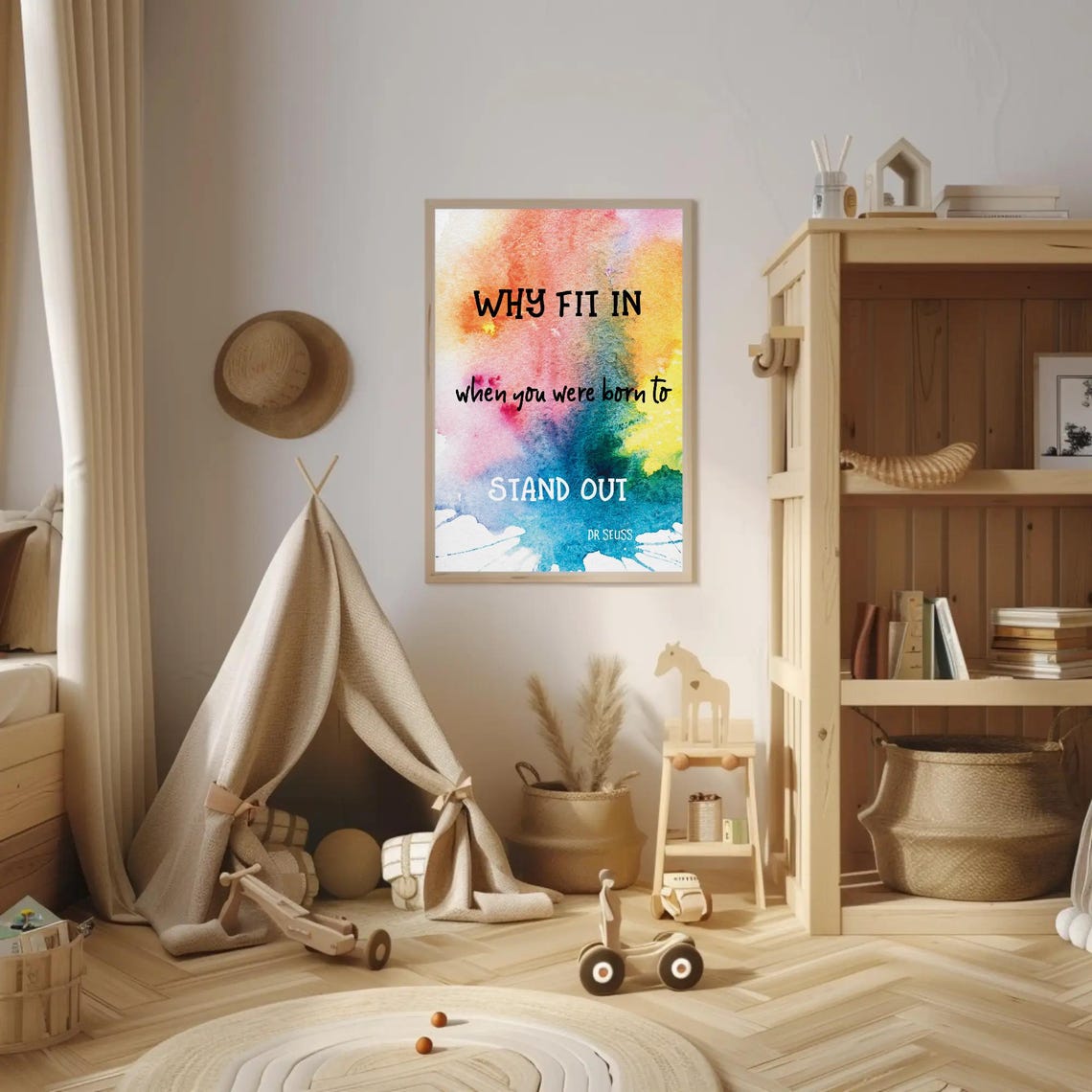 Why Fit in When You Were Born to Stand Out | Dr Seuss | JPEG Digital ...