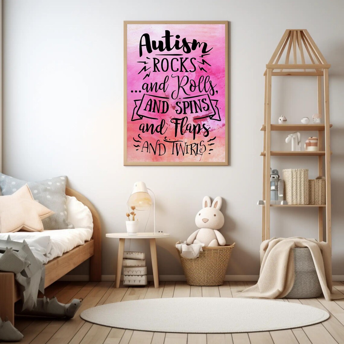 Autism Rocks and Rolls and Spins and Flaps and Twirls | JPEG Poster ...