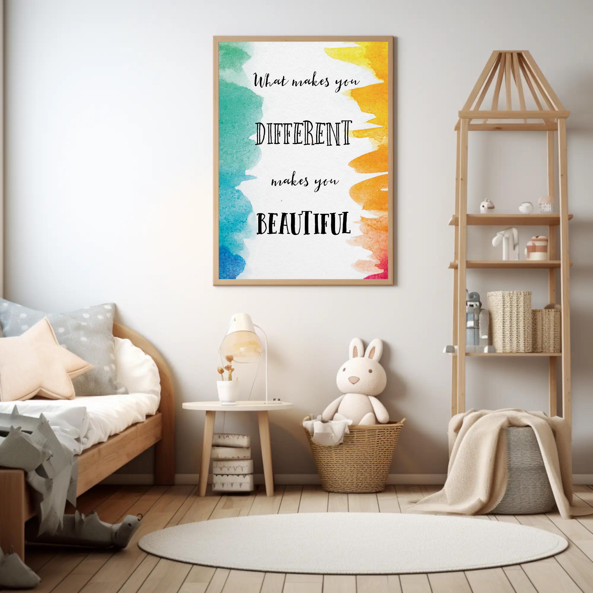 What Makes You Different Makes You Beautiful | JPEG Digital Downloads ...