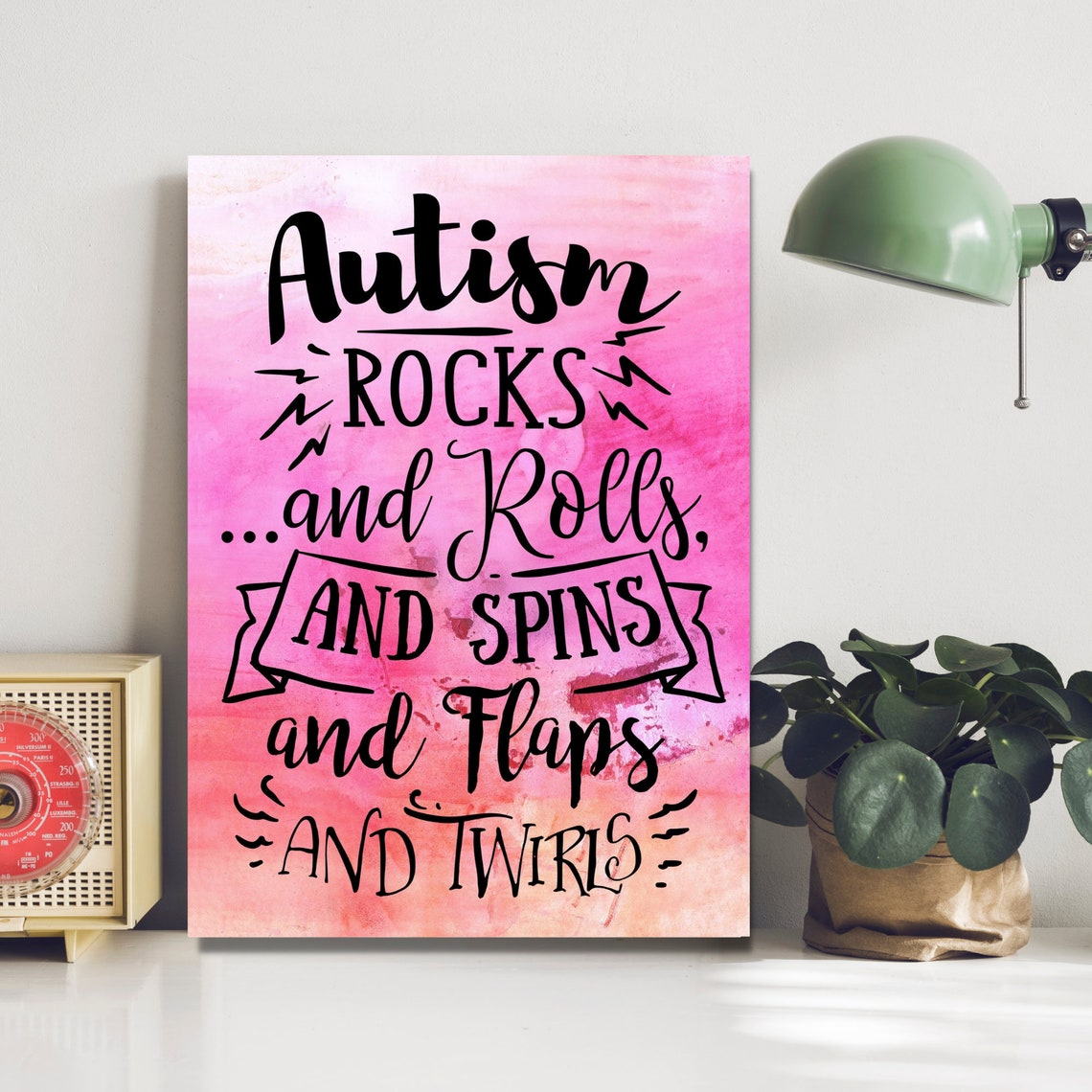 Autism Rocks and Rolls and Spins and Flaps and Twirls PDF | Etsy