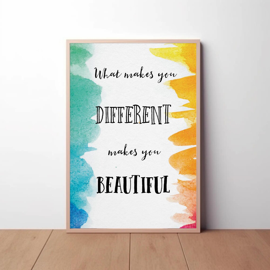 What Makes You Different Makes You Beautiful | JPEG Digital Downloads ...