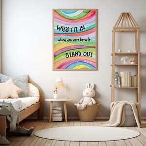 Why Fit in When You Were Born to Stand Out | Dr Seuss | JPEG Digital ...