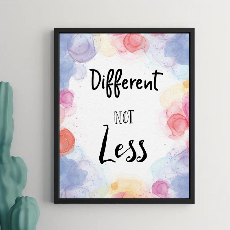 Different Not Less | Temple Grandin | JPEG Digital Downloads | Autism ...