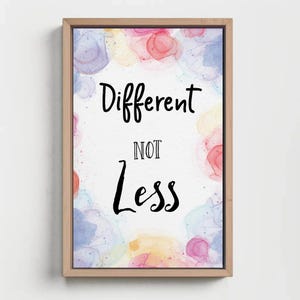 Different Not Less | Temple Grandin | JPEG Digital Downloads | Autism ...