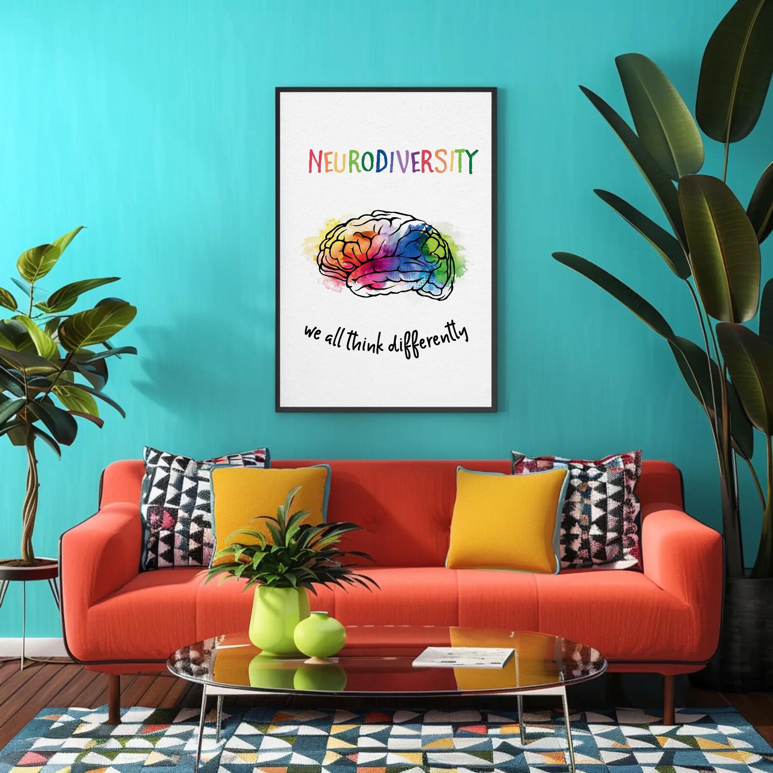 Neurodiversity We All Think Differently | JPEG Digital Downloads ...