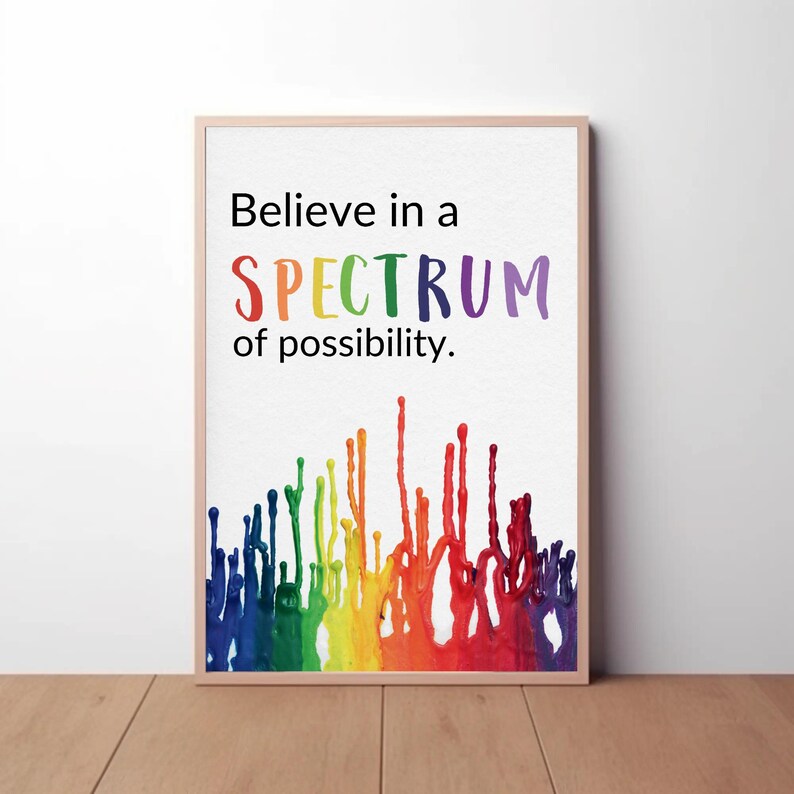 Autism Awareness Wall Art | Bundle of 3 Posters | JPEG Digital ...
