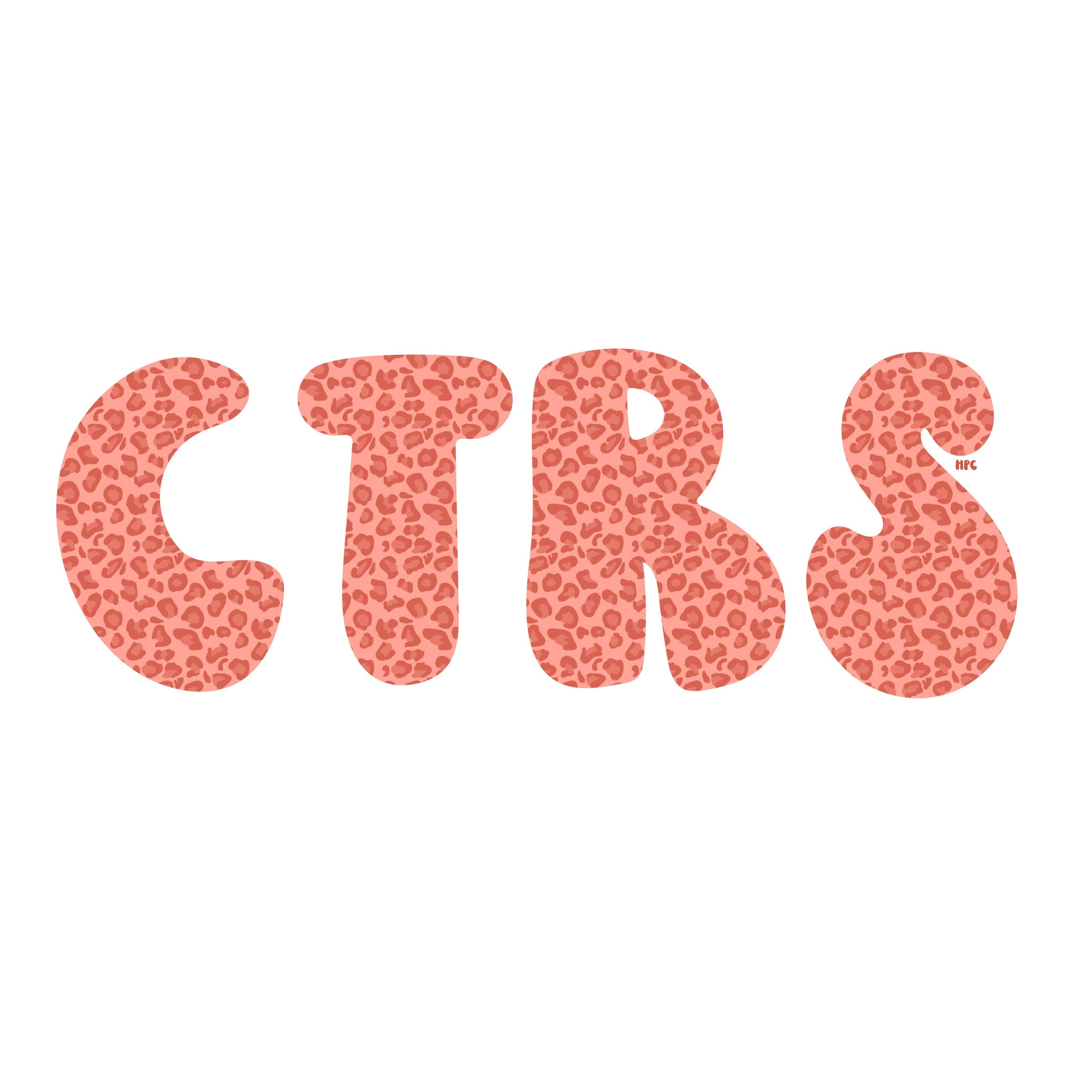 CTRS Stickerctrs Leopard Print Stickerrec Therapy Sticker CTRS Rec ...