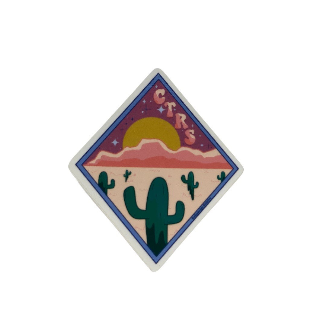 CTRS Cactus Sticker| CTRS Sticker| Rec Therapy Cactus Sticker ...