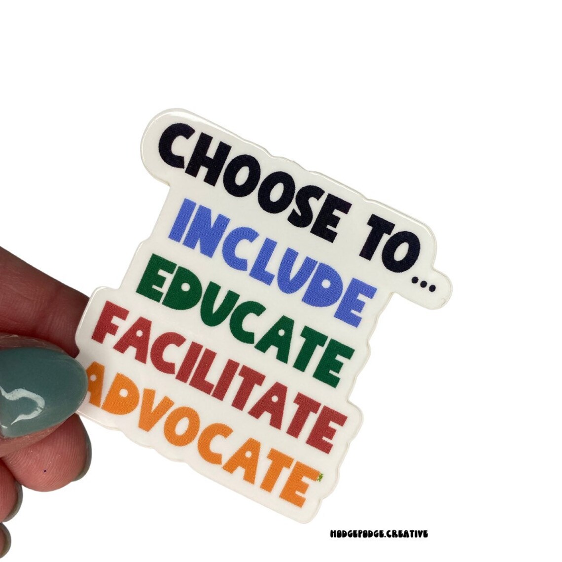 Inclusion Sticker//inclusion Awareness Sticker//therapist - Etsy