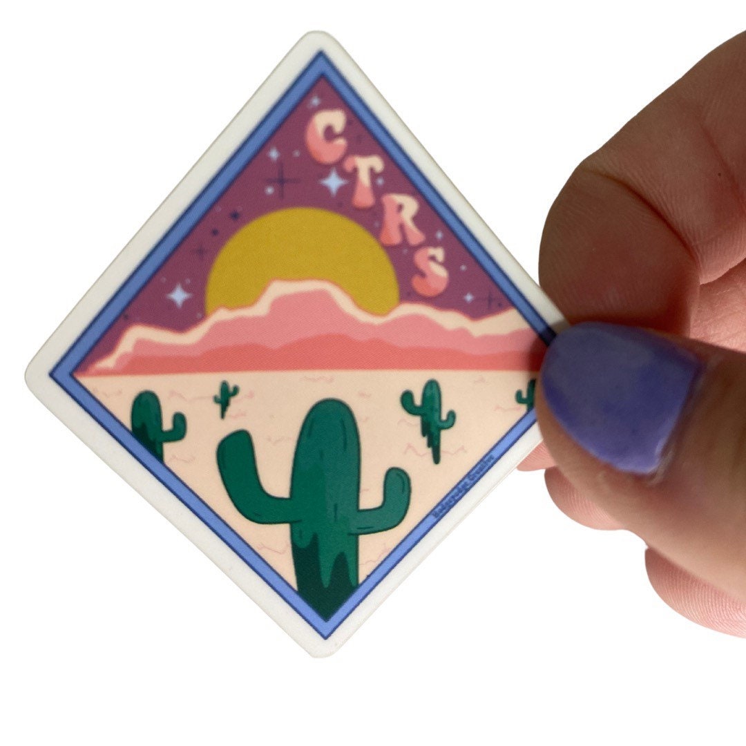 CTRS Cactus Sticker CTRS Sticker Rec Therapy Cactus Sticker ...