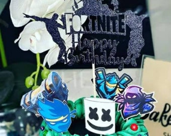 Fortnight Cake Topper - Etsy UK