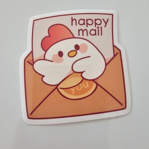 Cute Kawaii Chicken Stickers - Etsy
