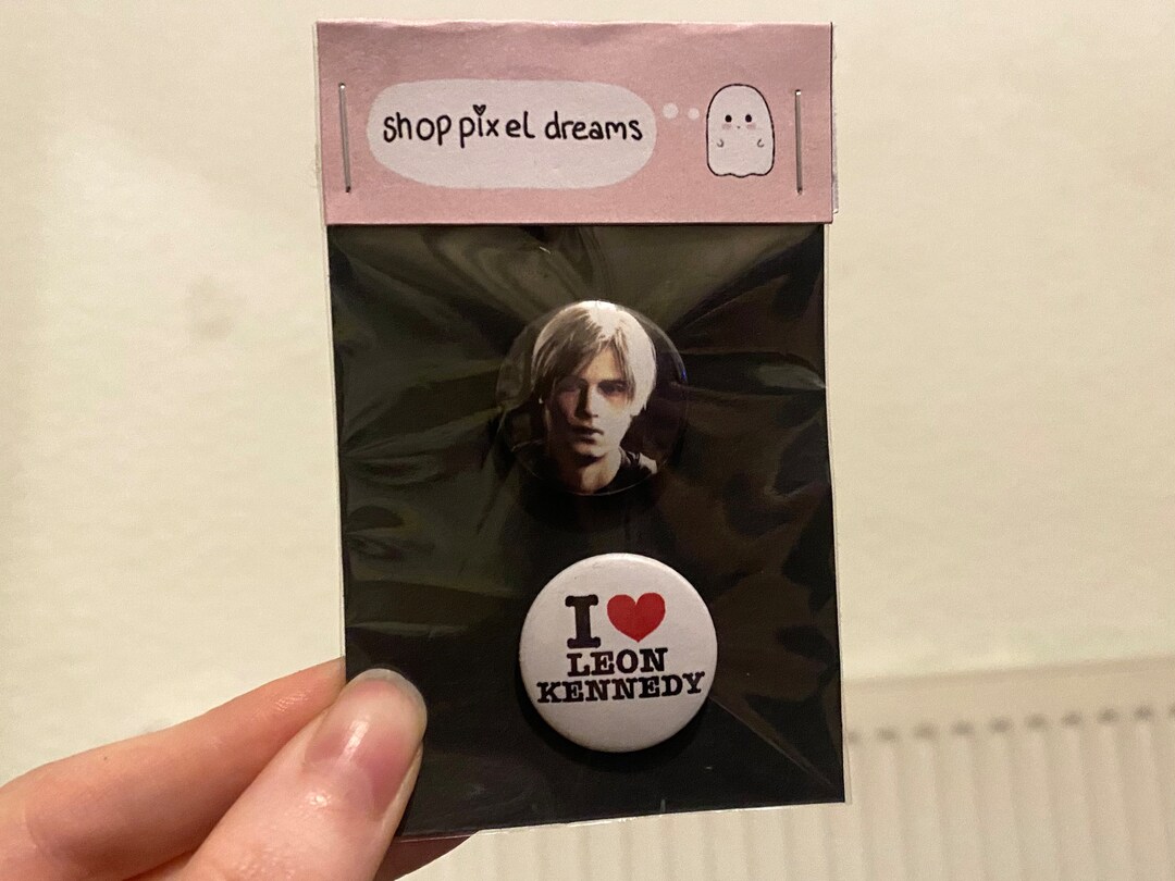 I Heart Leon Kennedy Resident Evil 4 Handmade 25mm Badges | Fanmade - Etsy