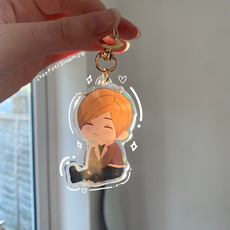 Leon S Kennedy Resident Evil 4 Holographic Acrylic Keychain - Etsy