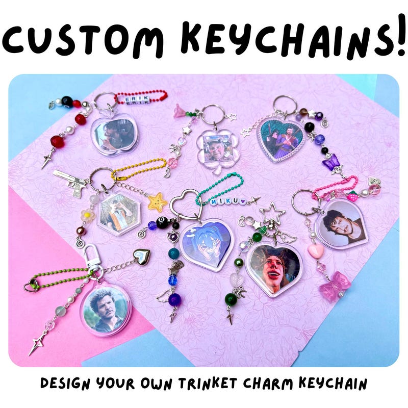 Keychains of Characters - Etsy UK