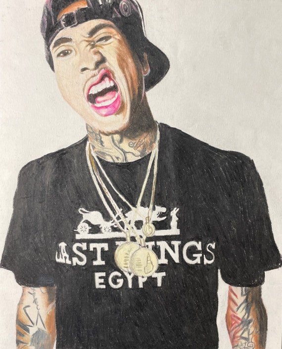 Tyga Pencil Drawings