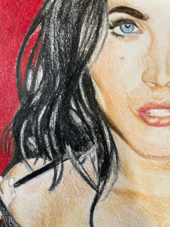 Pencil Drawings Of Megan Fox