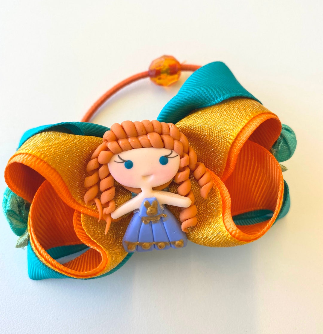 Disney Princess Merida brave Girl's Kid's Hair Elastic With Green and ...