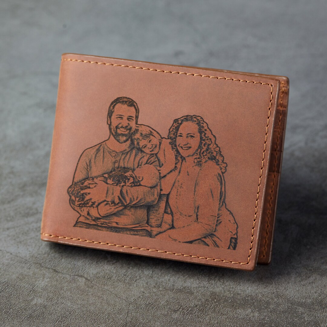 Photo Wallet for Dad, Family Photo Wallet, Dad Birthday Gift, Gift for ...