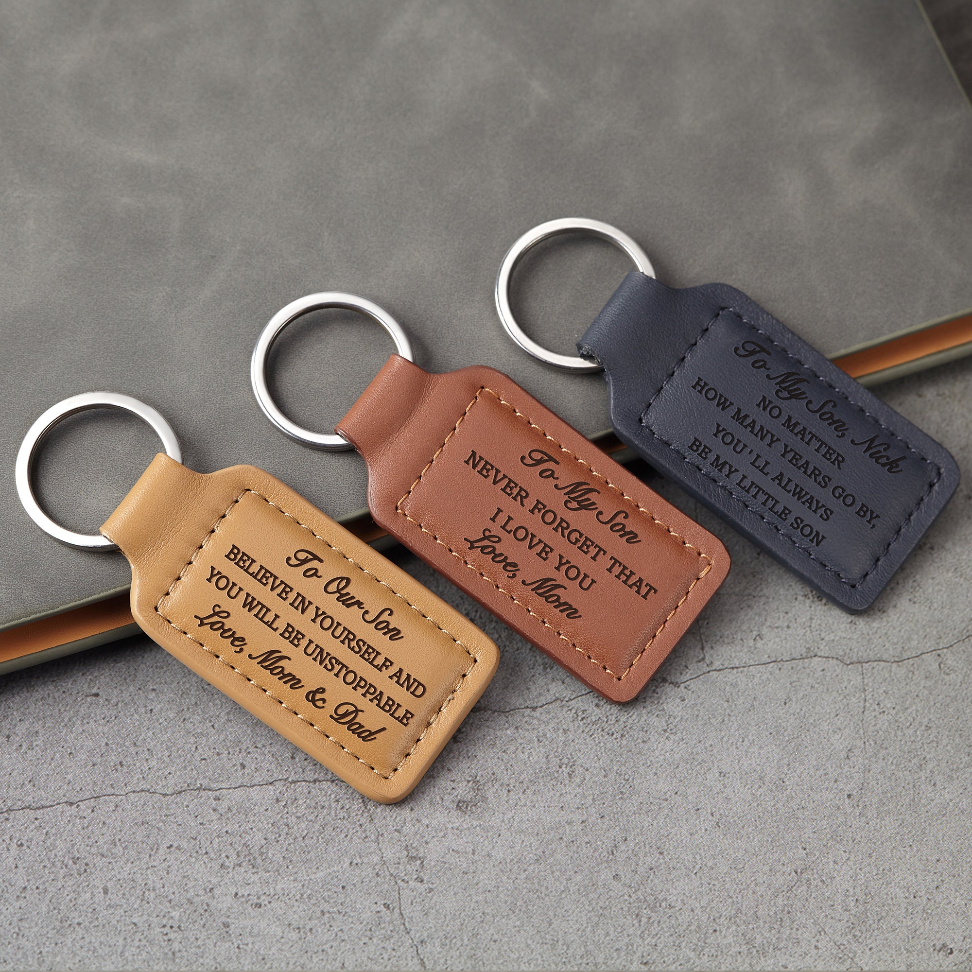 Graduation Gift for Son From Mom, Son Keychain, Personalized Keychain ...