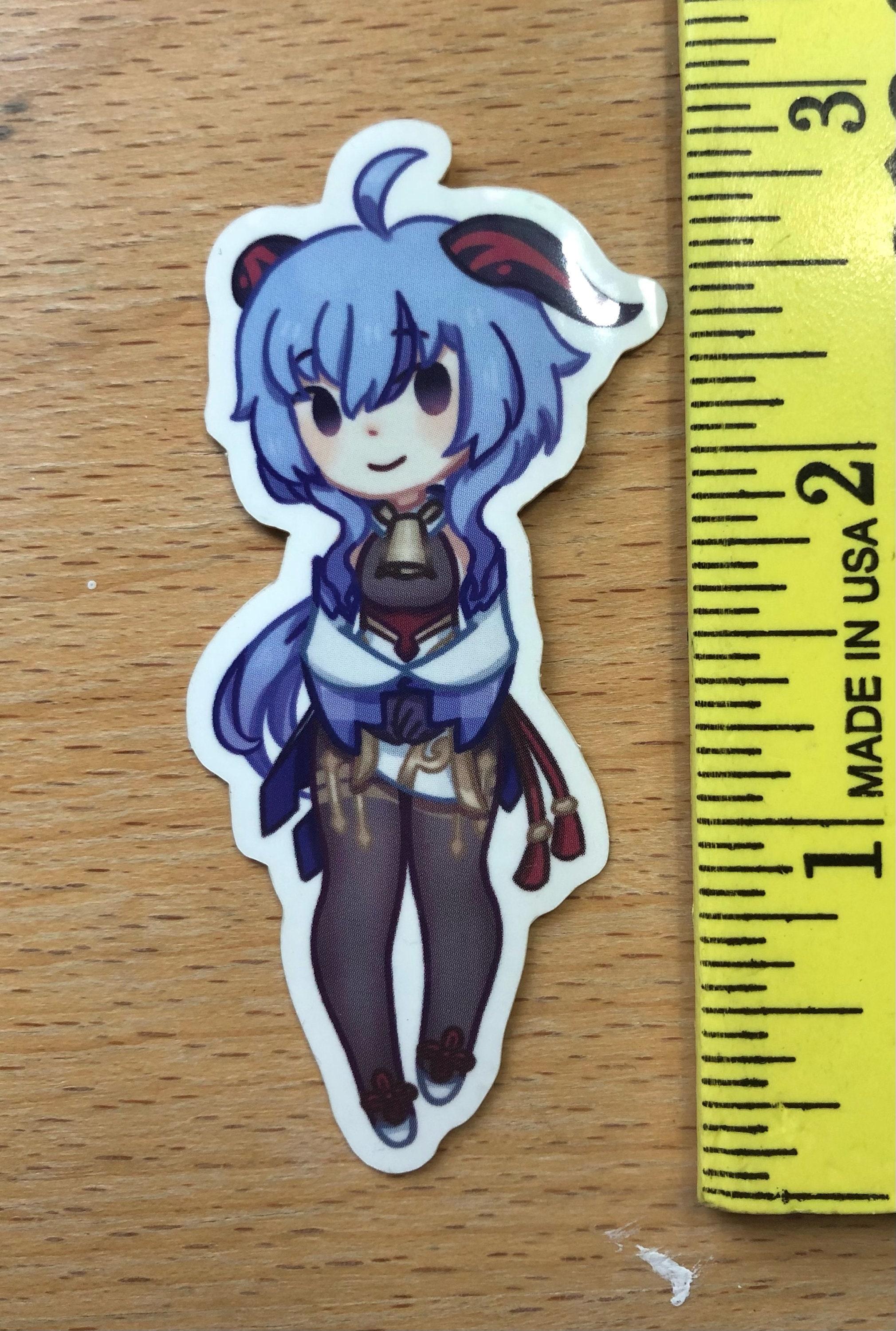 Ganyu Genshin Impact Vinyl Sticker - Etsy