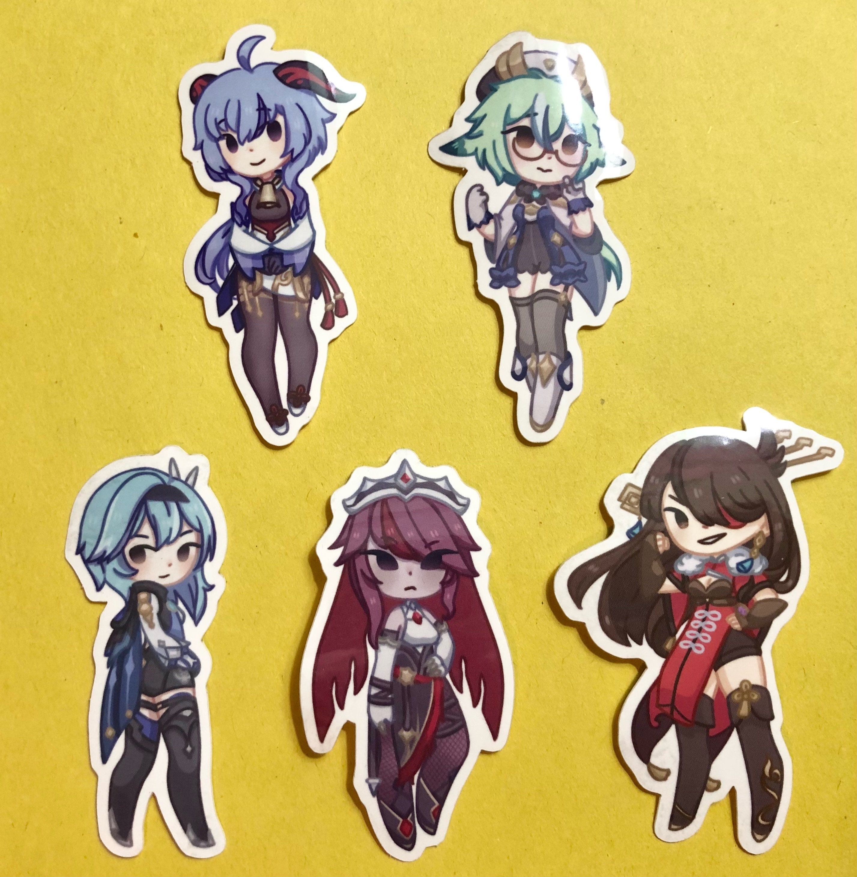 Rosaria Genshin Impact Vinyl Sticker - Etsy