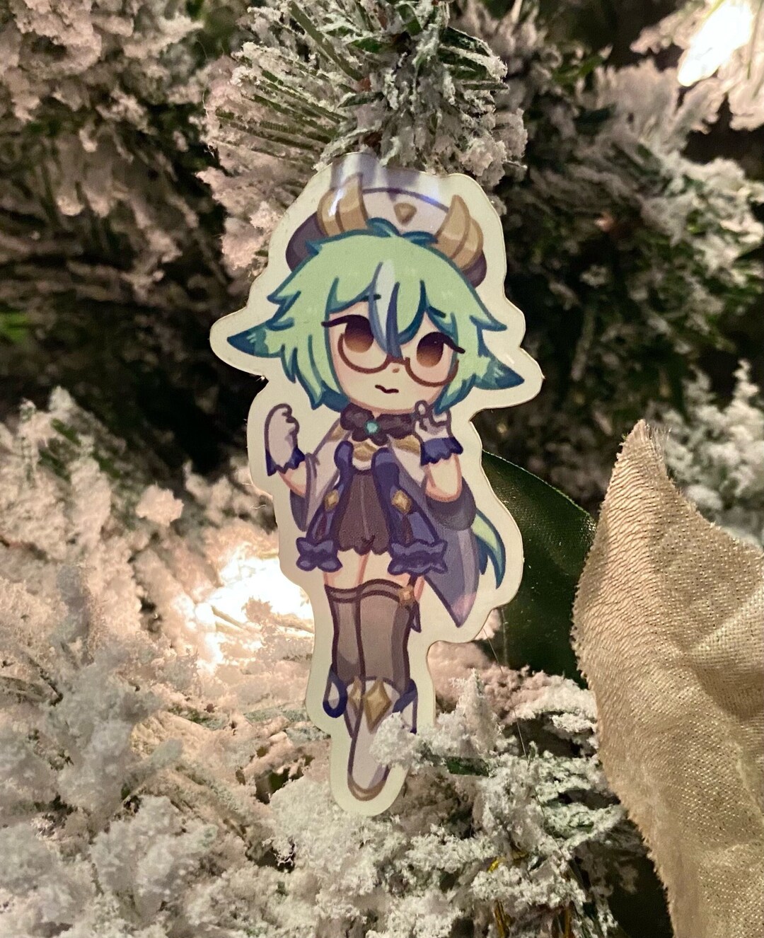 Sucrose Genshin Impact Vinyl Sticker - Etsy