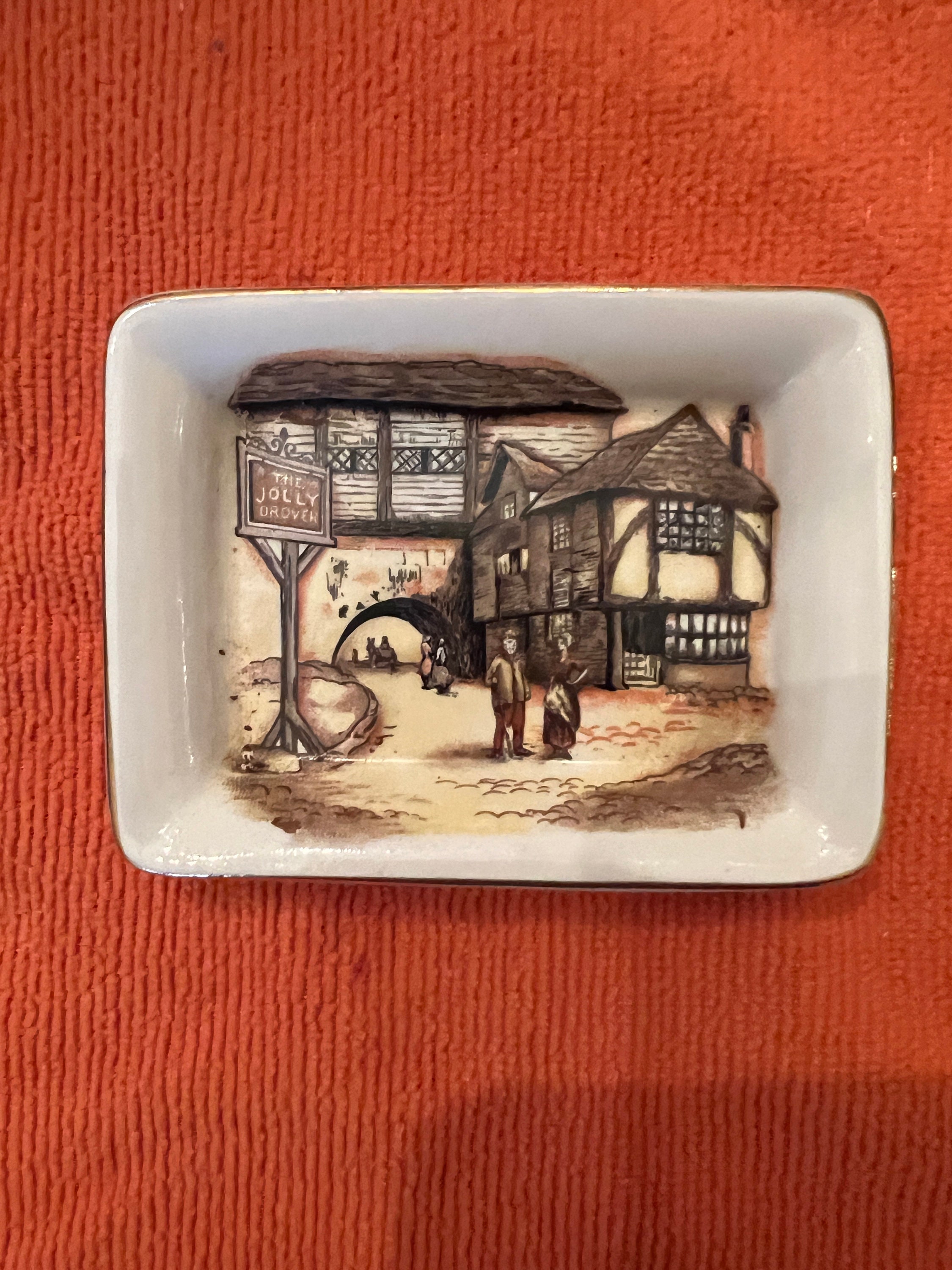 Vintage Sandland Ware Trinket Dish - Etsy