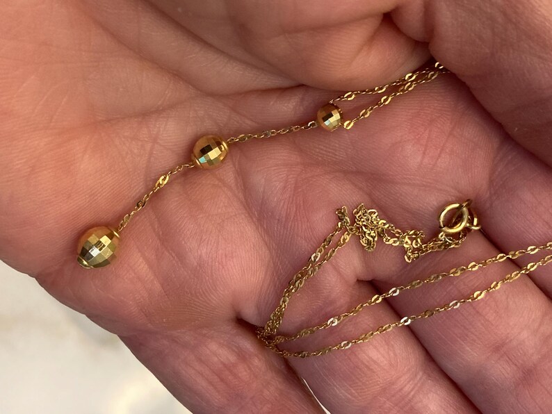 Vintage Ball Pendant 14k Gold - Etsy