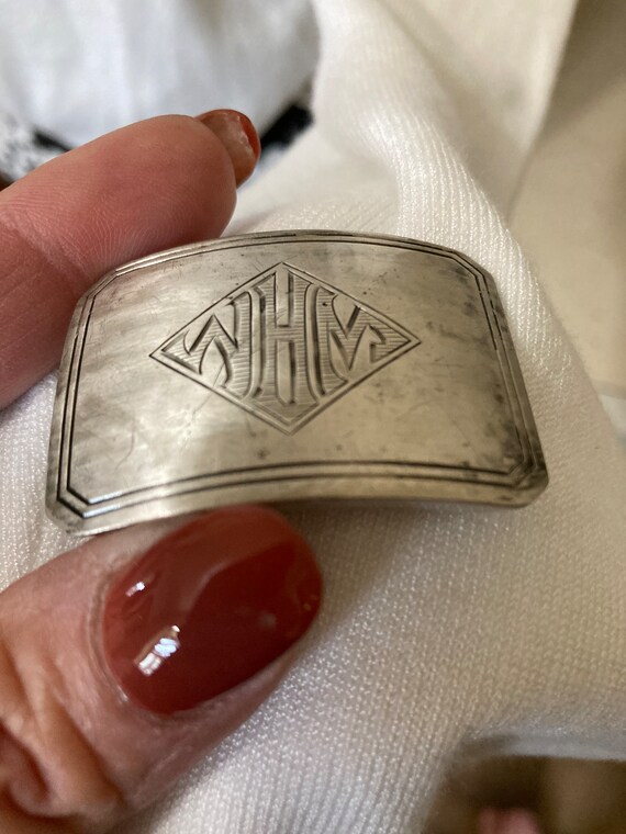 Antique William Kerr belt buckle - Gem