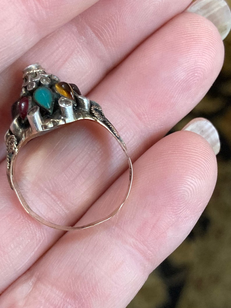 Vintage Princess Ring 14k - Etsy