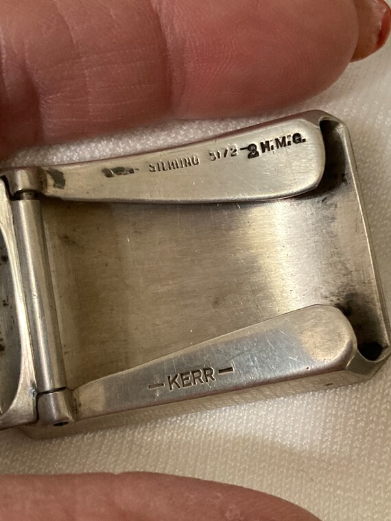 Antique William Kerr belt buckle - Gem