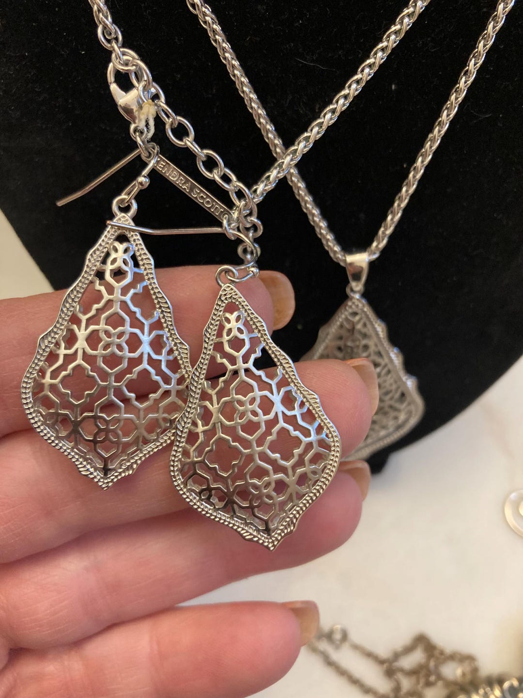 Vintage Kendra Scott Set Fon Earring and Necklace - Etsy