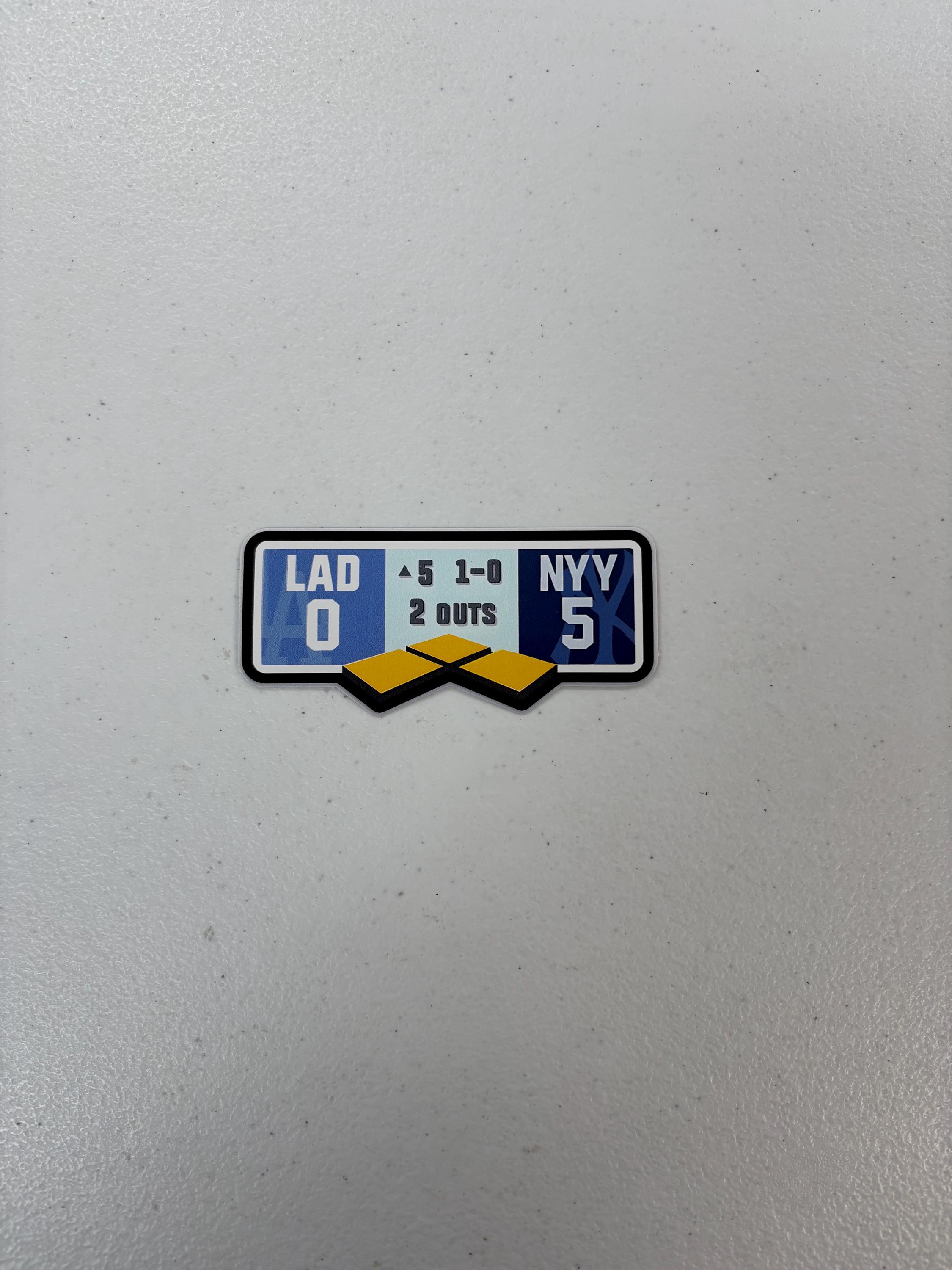 Dodgers Yankees World Series Sticker 5th Inning - Etsy