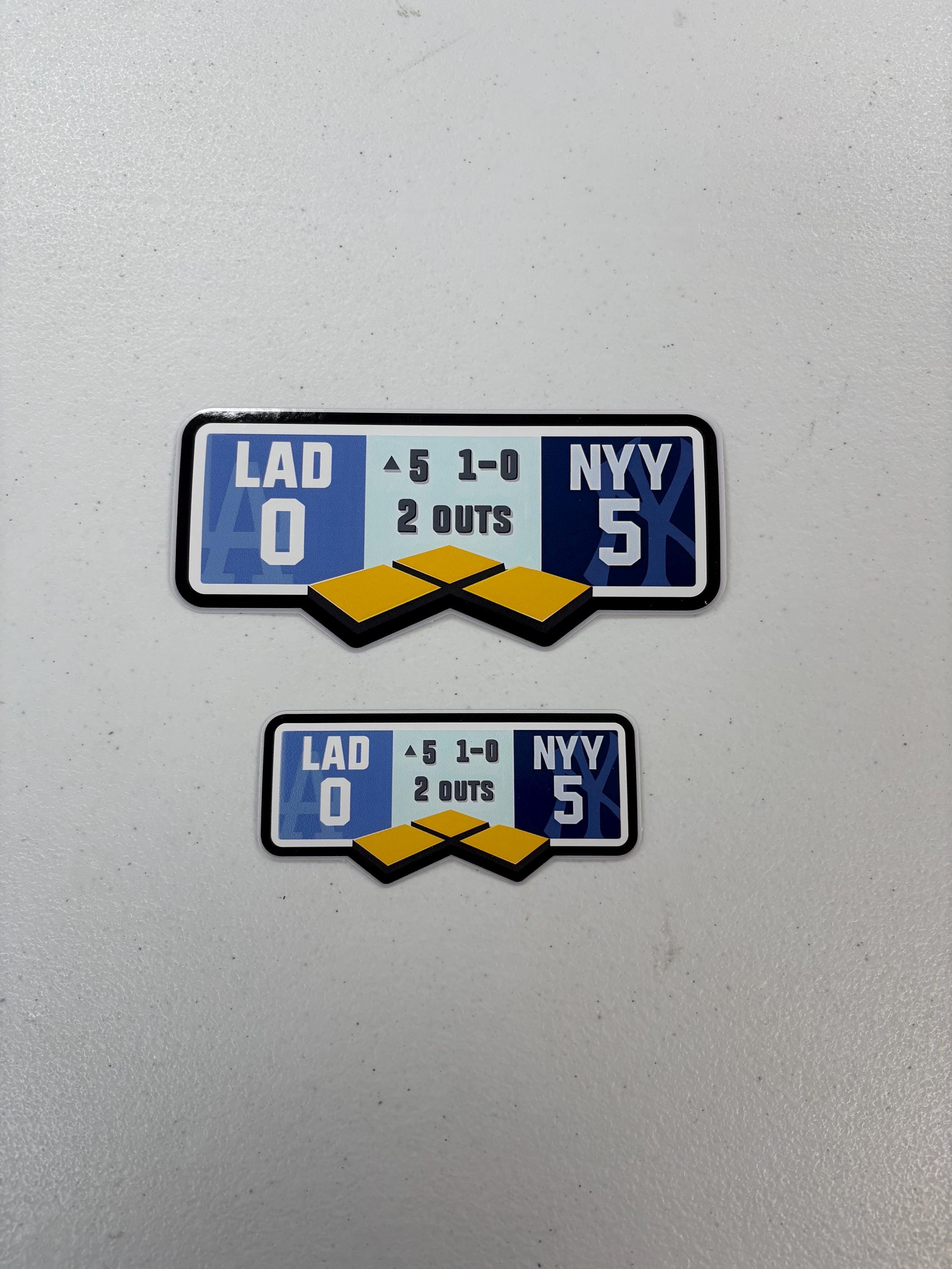 Dodgers Yankees World Series Sticker 5th Inning - Etsy