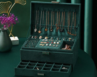 Green Jewelry Box | Etsy