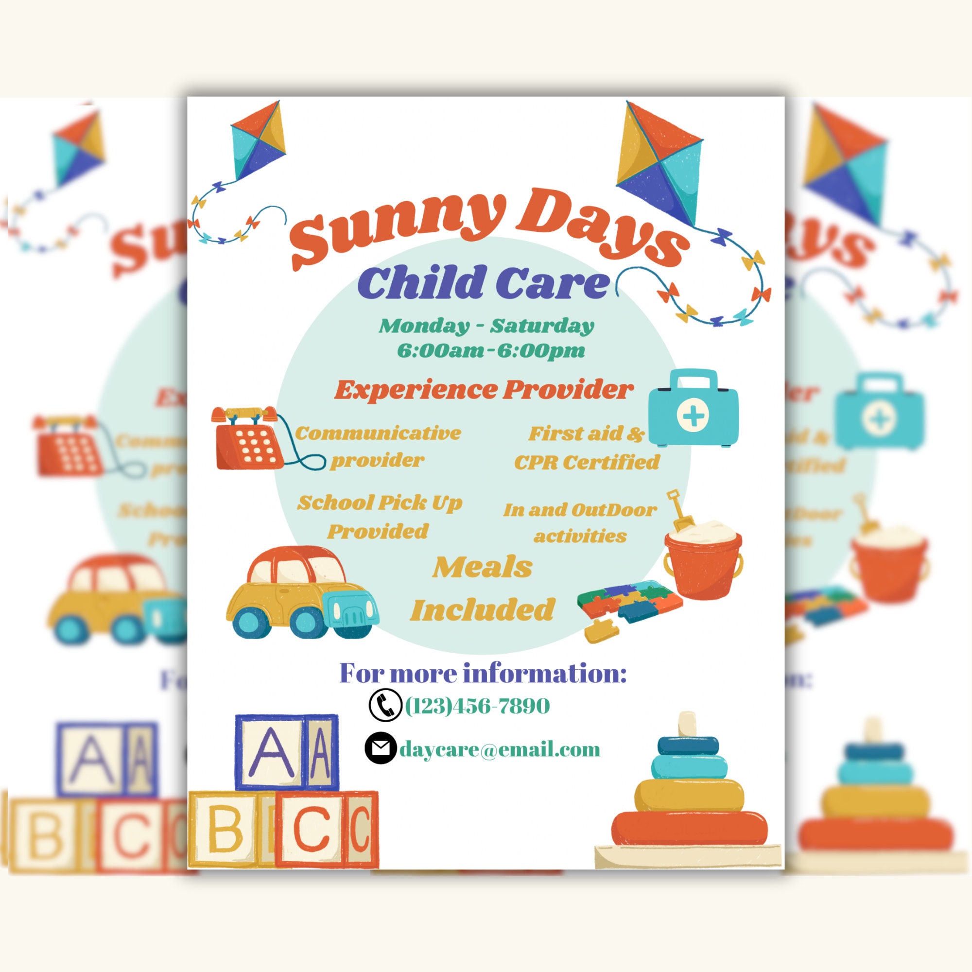 Daycare Flyers Examples