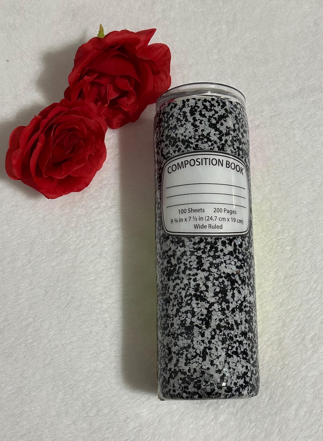 20 Oz Half Pencil Half Composition Notebook Tumbler – 20oz Teacher Gift ...