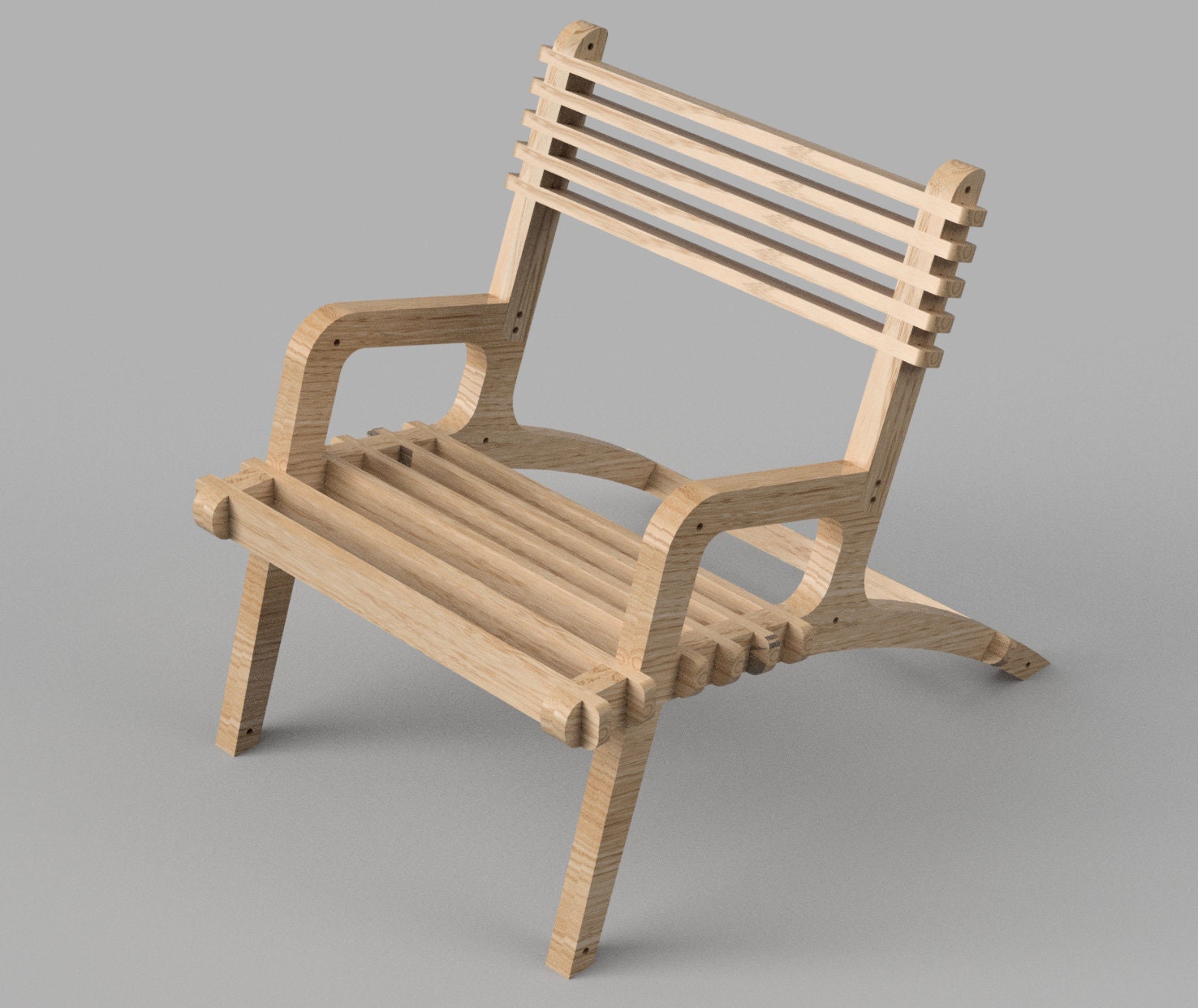 CNC Chair Design CNC Furniture Outdoor Lounge Chair DXF Files - Etsy
